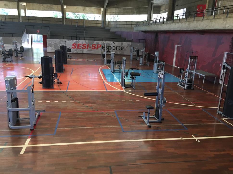 SESI - Osasco - Academia aberta seguindo todos os protocolos de saúde